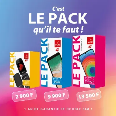 Forfaits mobiles, offres prépayées et eSIM | Vini